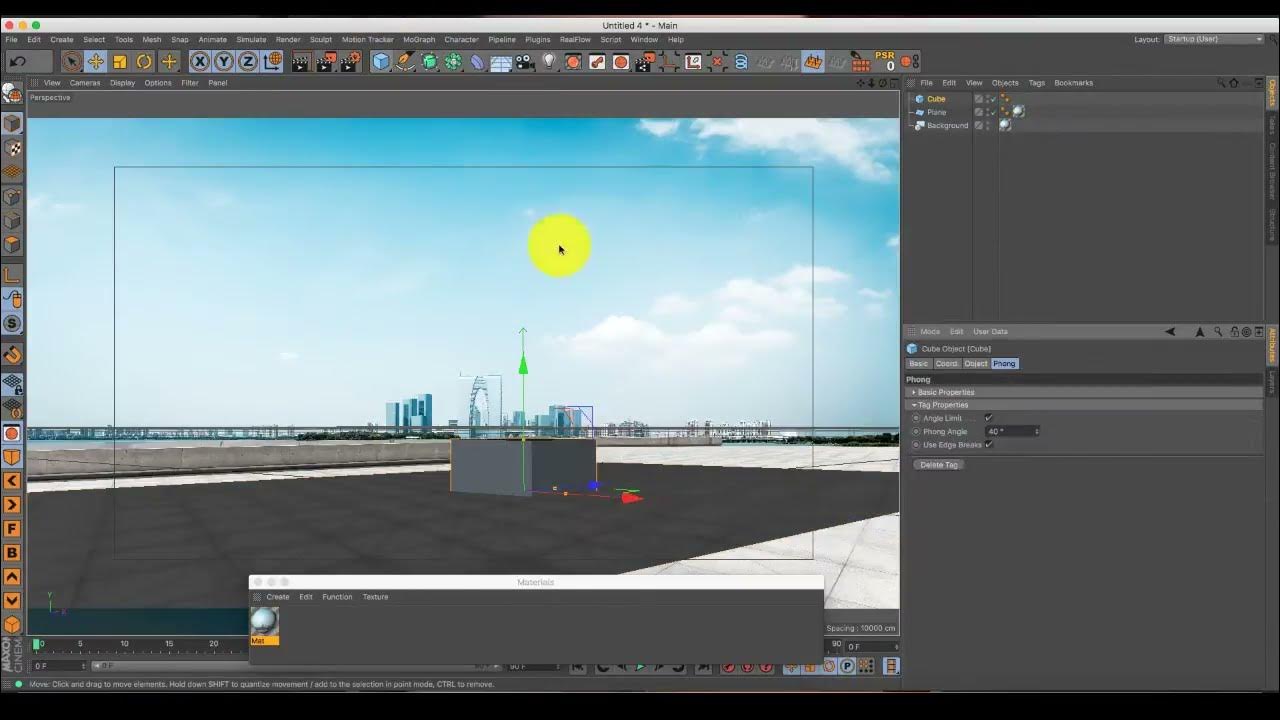 Cinema4d Compositing tag - YouTube