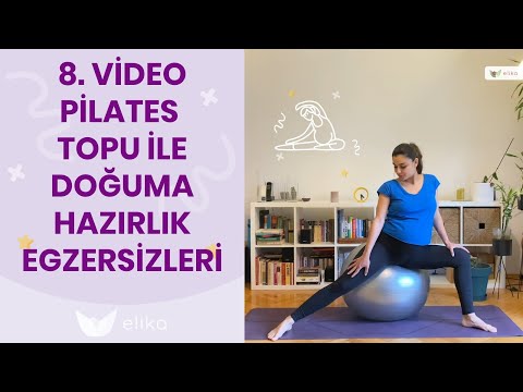 Pilates Topu İle Doğuma Hazırlık Egzersizleri -  Hamile Pilatesi Bölüm 8 - Elika Hamile