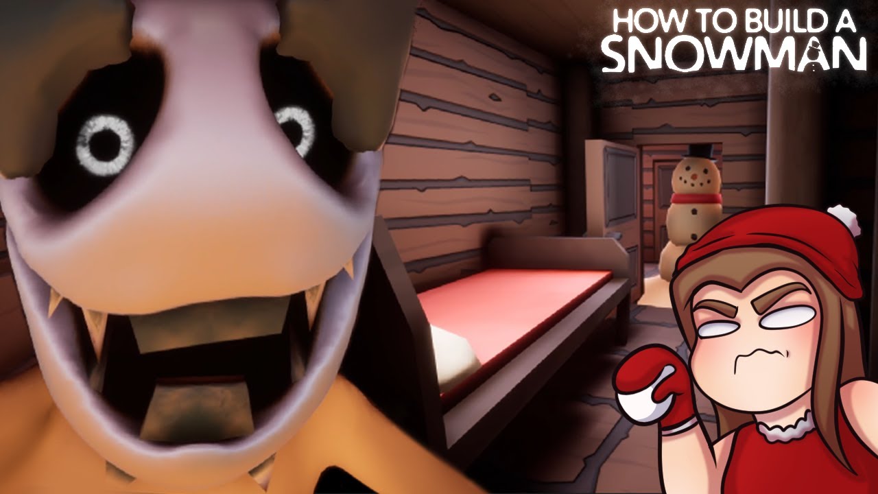 What is Lurking in the Shadows of this Snowman Horror Game!? - YouTube