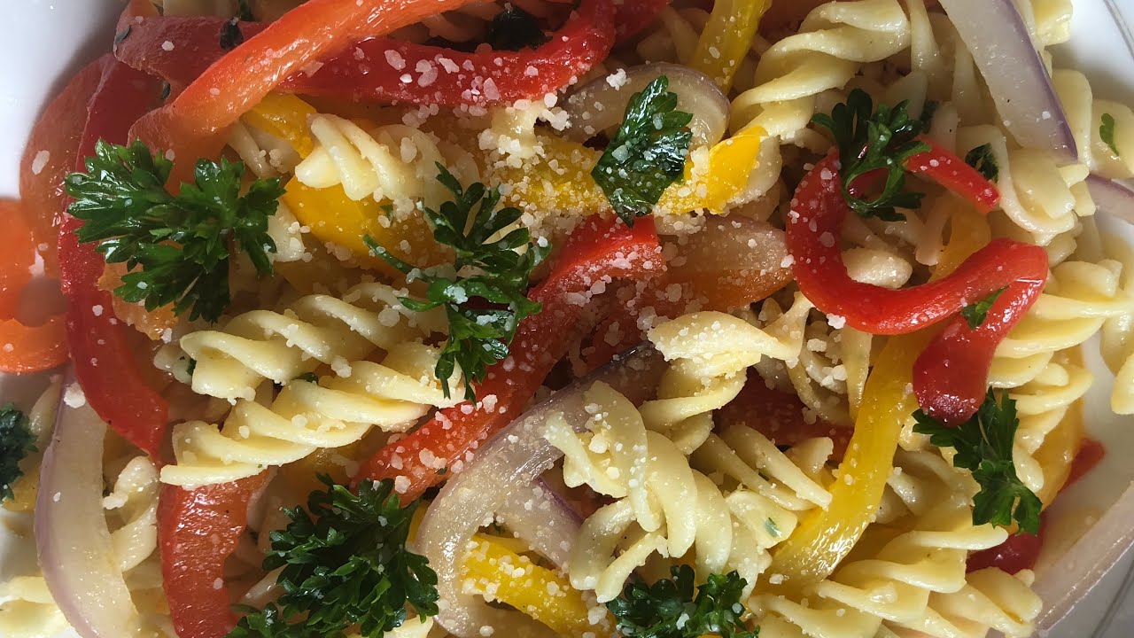 Simple Fusilli pasta recipe [Vegan Recipe] - YouTube