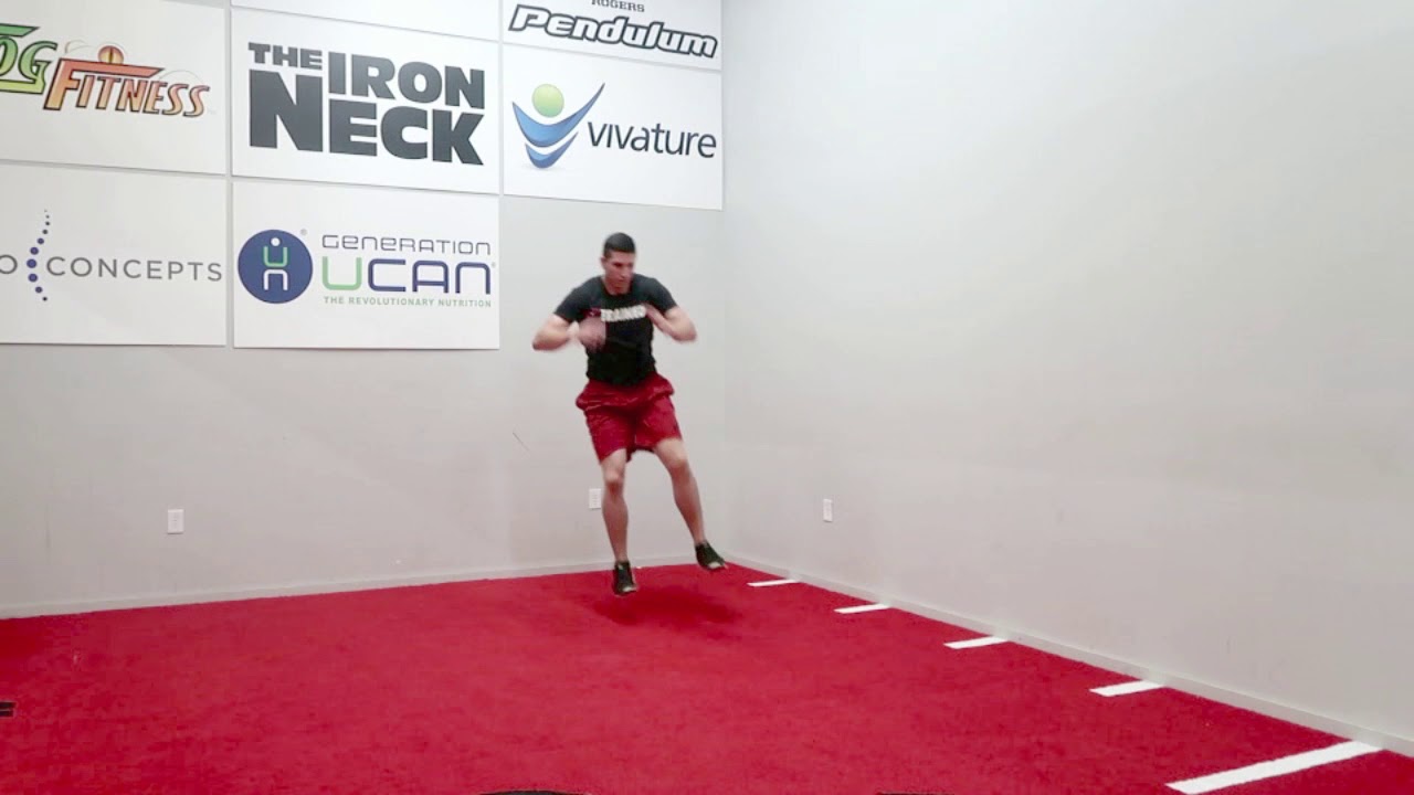 1/2 Kneeling 90 Degree Rotational Jump + Broad Jump - YouTube