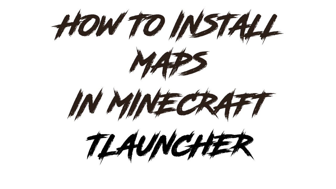 How To Download Maps in Minecraft TLauncher - YouTube