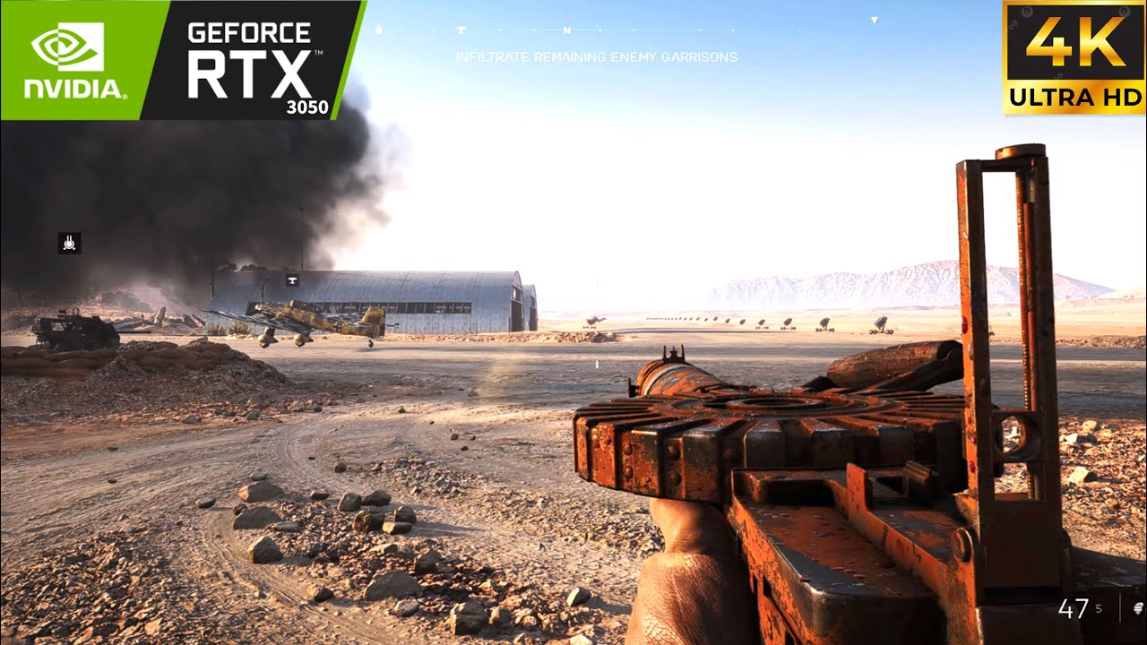Battlefield 5 gameplay on RTX 3050 4k with ultra graphics settings "🔥 ...