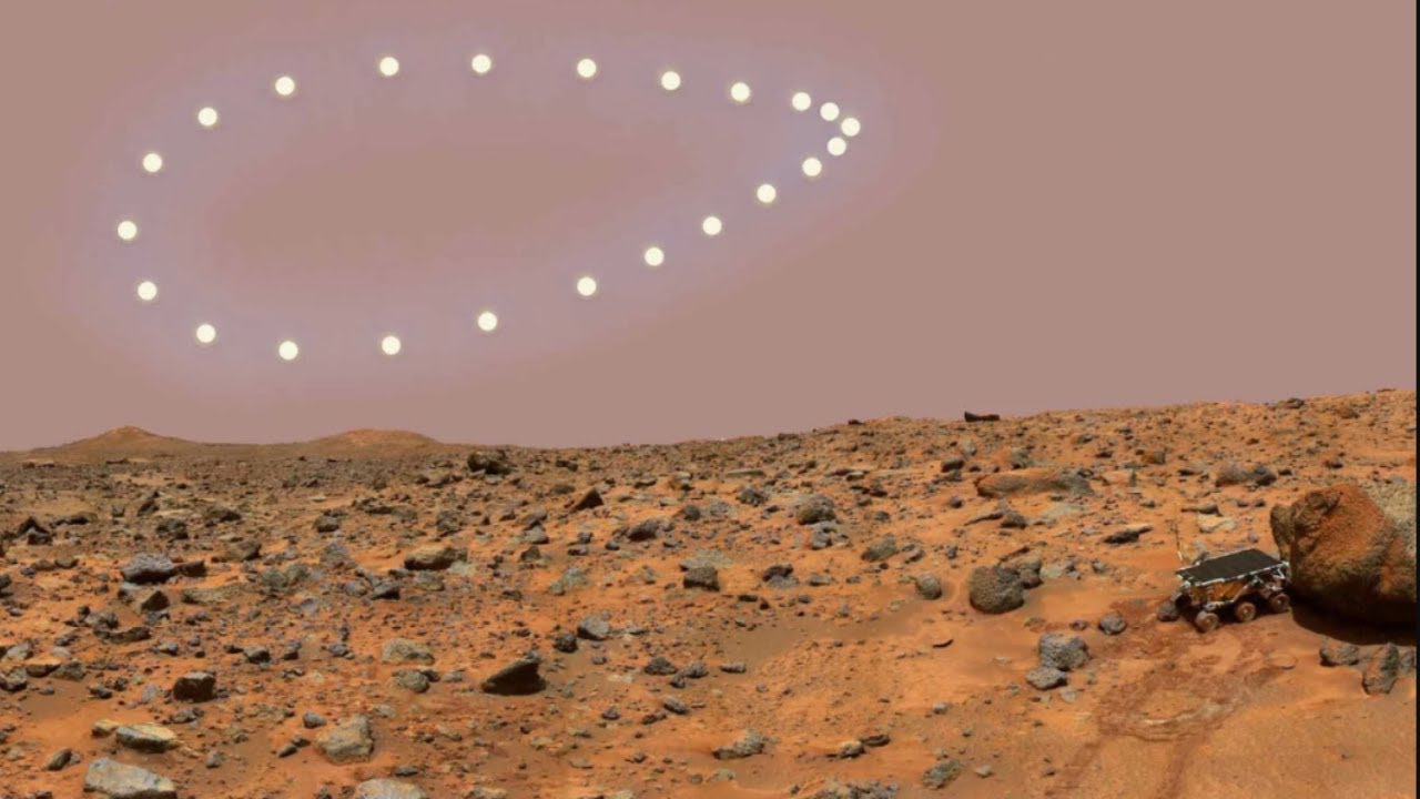 MARS Perseverance Rover Capture Light with Star in Martian sky on Mars ...