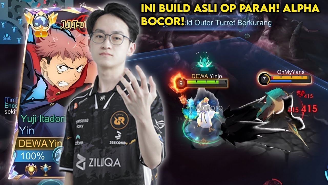 BEST BUILD DAN EMBLEM YIN DARI RRQ SUTSUJIN!! ASLI OP PARAH INI BUILD ...