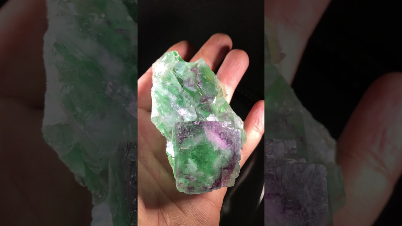 Ultra-Rare Fluorite With Dendrites - YouTube