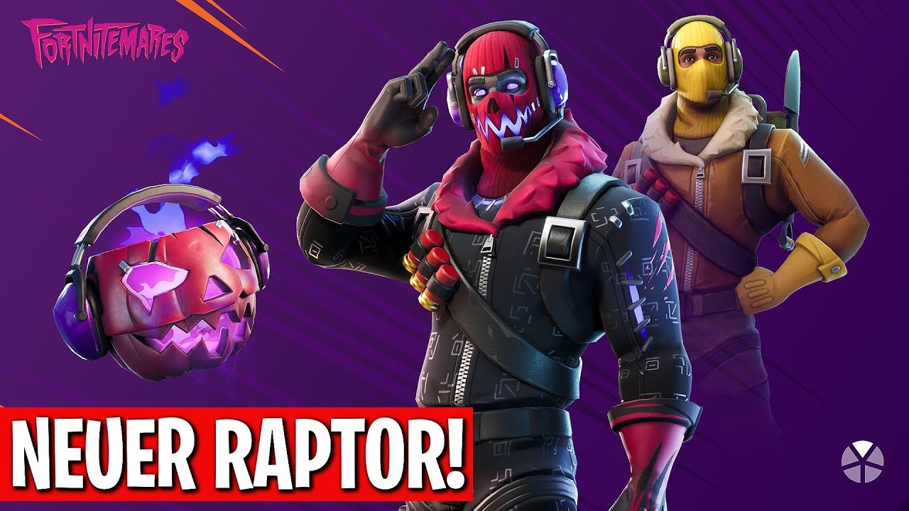 NEUER HALLOWEEN RAPTOR Skin im SHOP!!😱 - YouTube