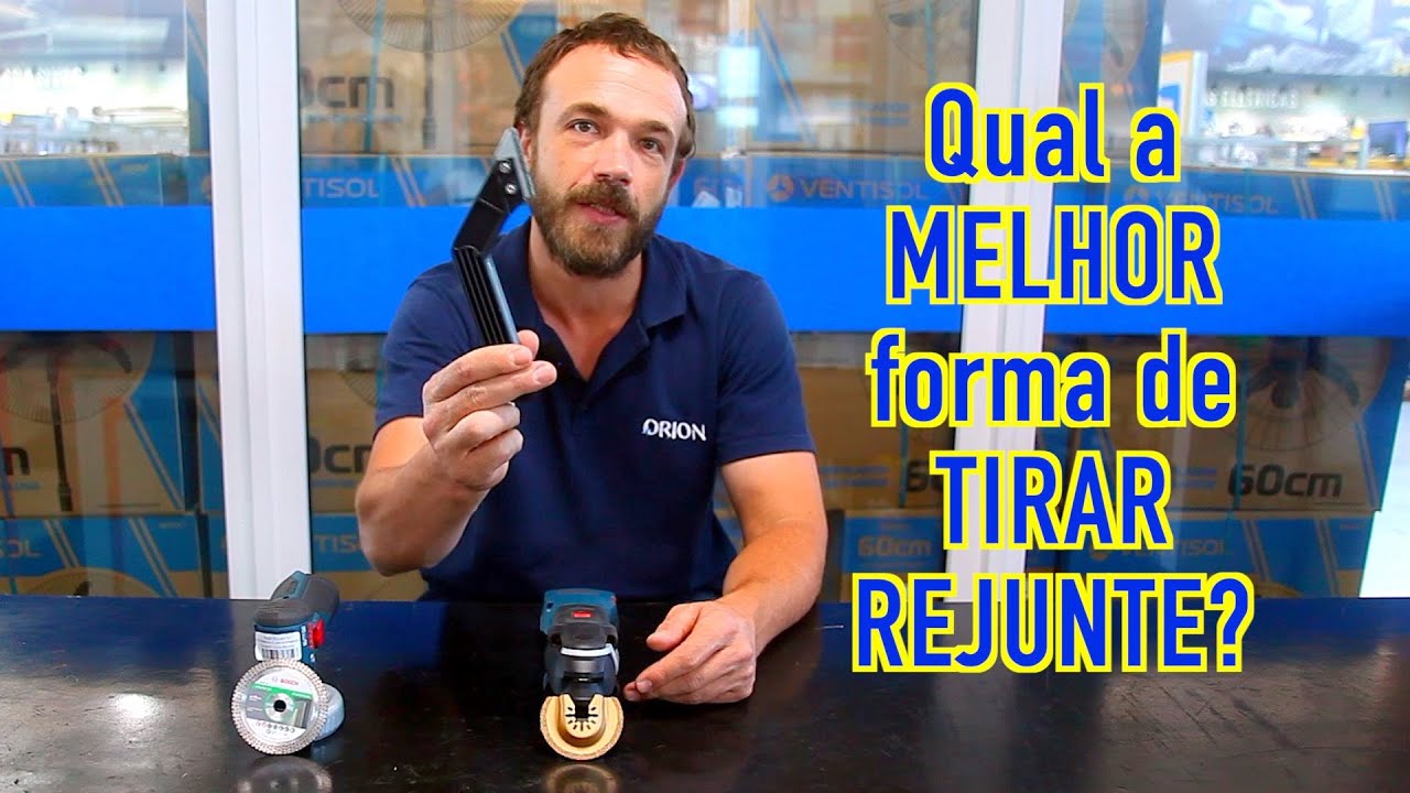 Melhor forma de tirar rejunte - YouTube