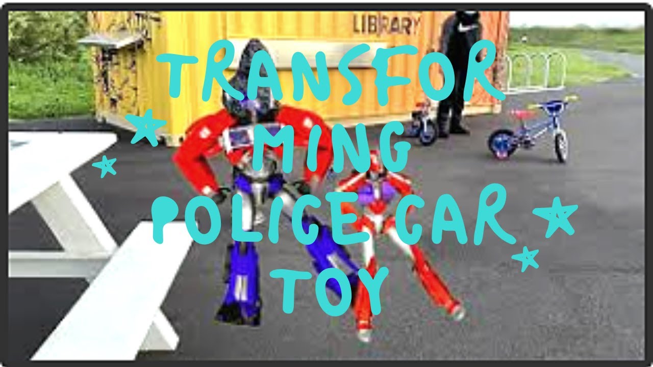 Transforming Police Car Toy - YouTube