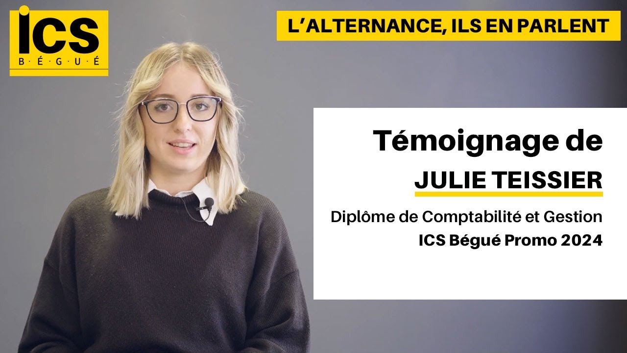 Mon alternance en Expertise Comptable - Témoignage de Julie Teissier ...