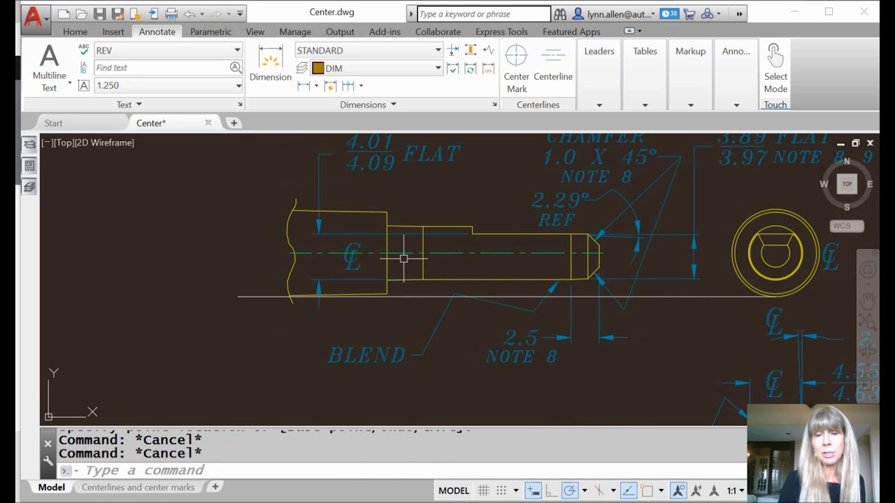 AutoCAD Video Tips: Create Smart Centerlines (Lynn Allen/Cadalyst ...
