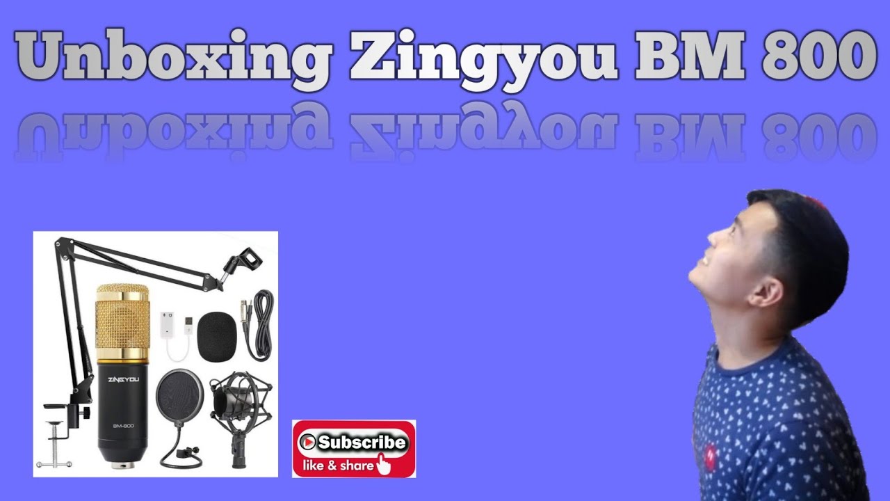 Unboxing the Zingyou BM 800 Microphone Condenser | Jazz Vlogs - YouTube