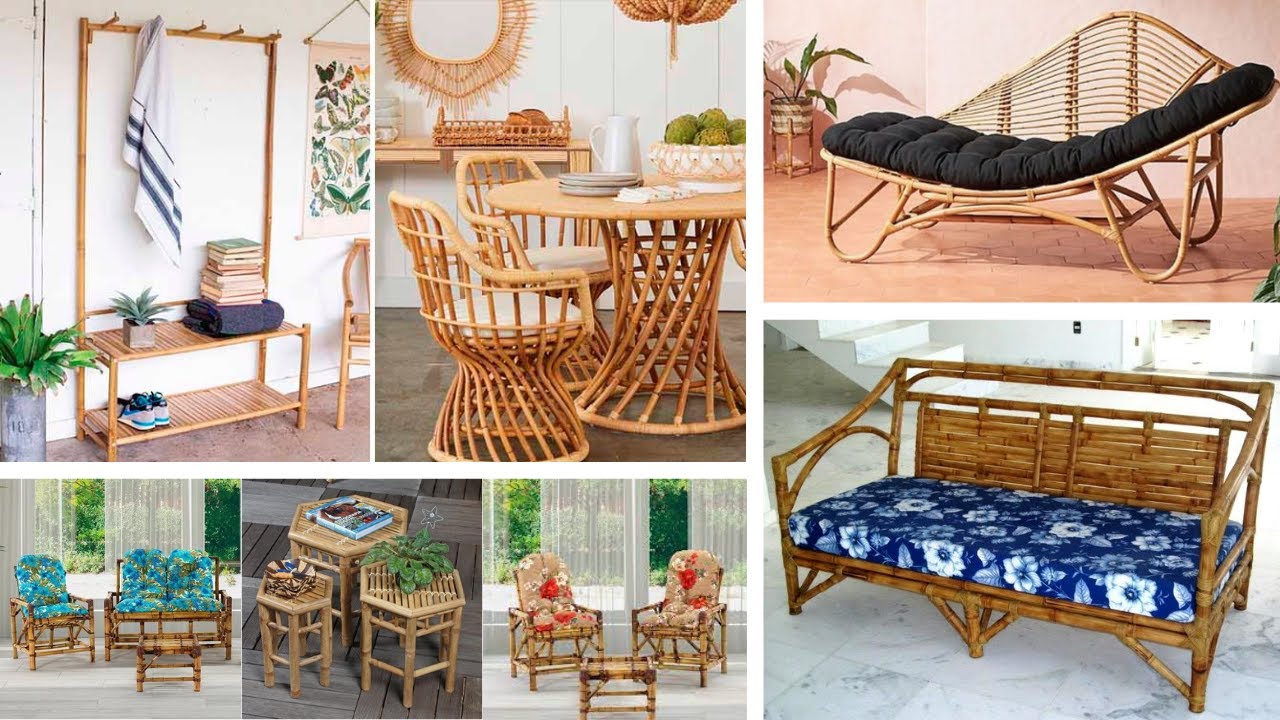 Bamboo furniture in home decor - Design Ideas - YouTube