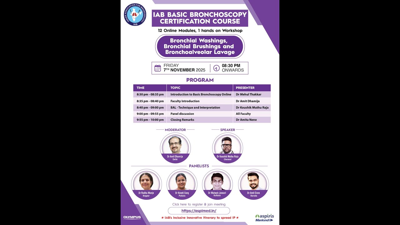 Module 3 - Bronchial Washings, Bronchial Brushings and Bronchoalveolar ...