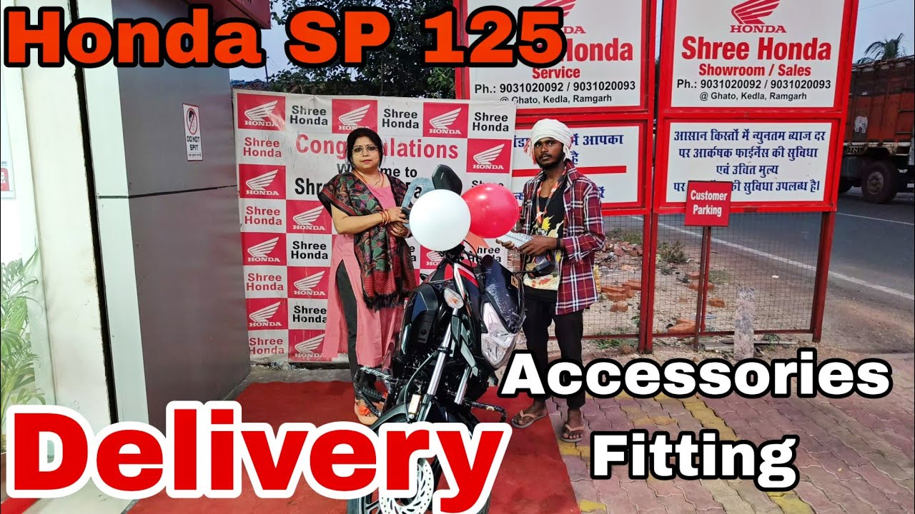 Honda SP 125 bs6 Dilevery | Accessories Fitting sp 125 | Bike Dilevery ...
