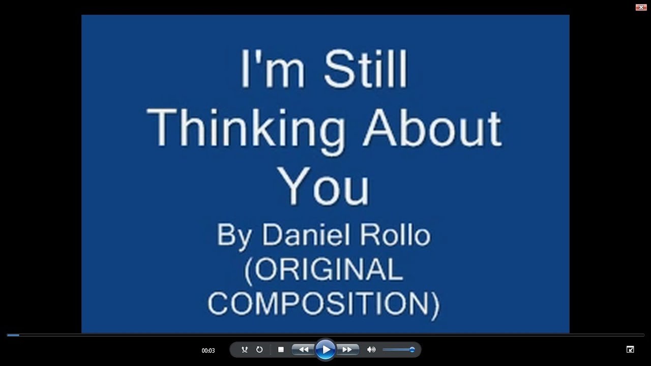 I'm still thinking about you by Daniel Rollo - YouTube