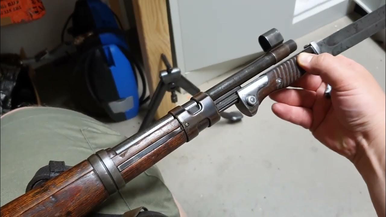 G98 Bayonet on K98k - How does it fit? - YouTube