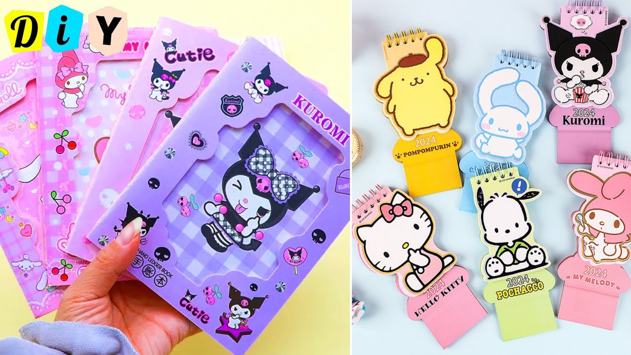 🌷How to make cute stationery at home / DIY stationery / handme ...
