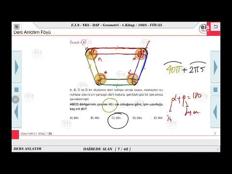 Geometri 1 - Dairede Alan 1 📐 2021