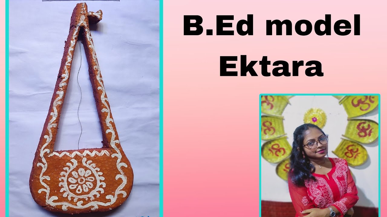Ektara model for B.Ed EPC-2// Musical instrument// 2nd semester ...