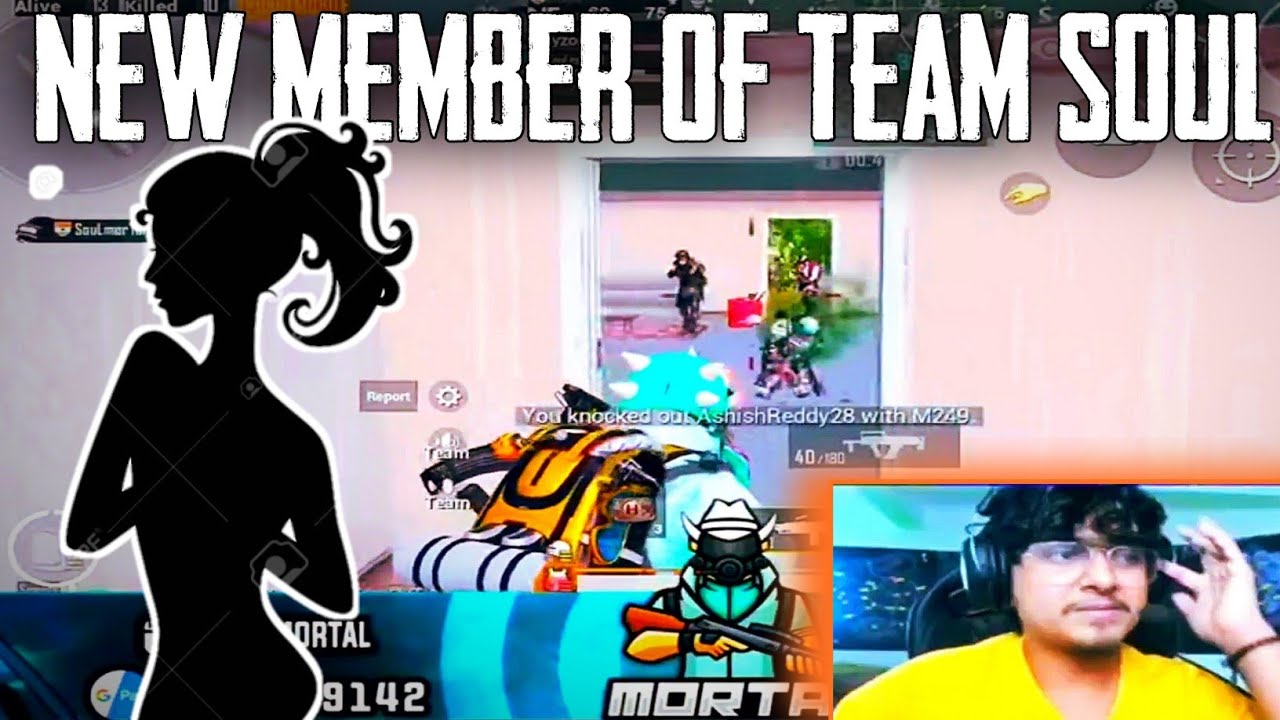 New member of team soul for PMIS 2020 | team soul | mortal | pubg ...