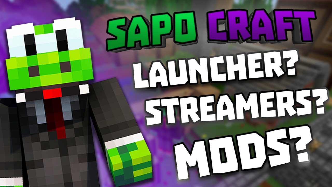 SAPOCRAFT! NUEVA SERIE DE MINECRAFT CON STREAMERS Y SEGUIDORES ...