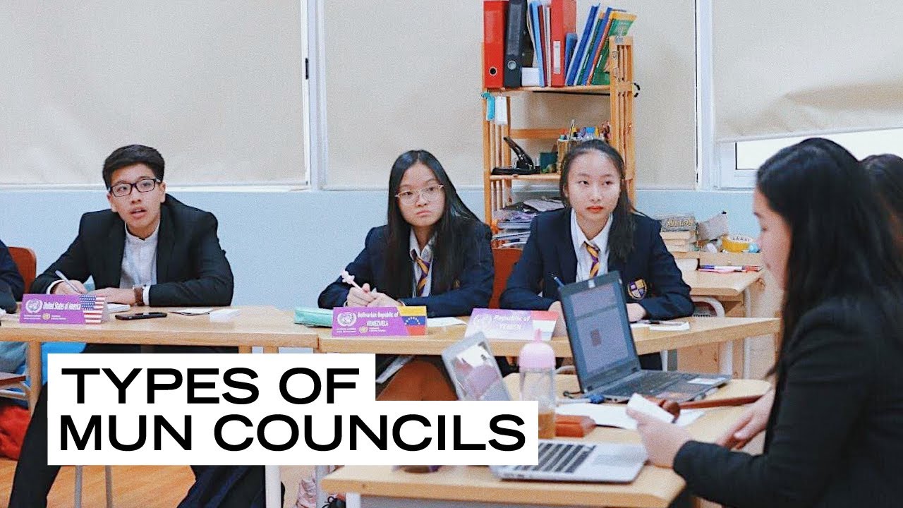 Types of MUN Councils - YouTube