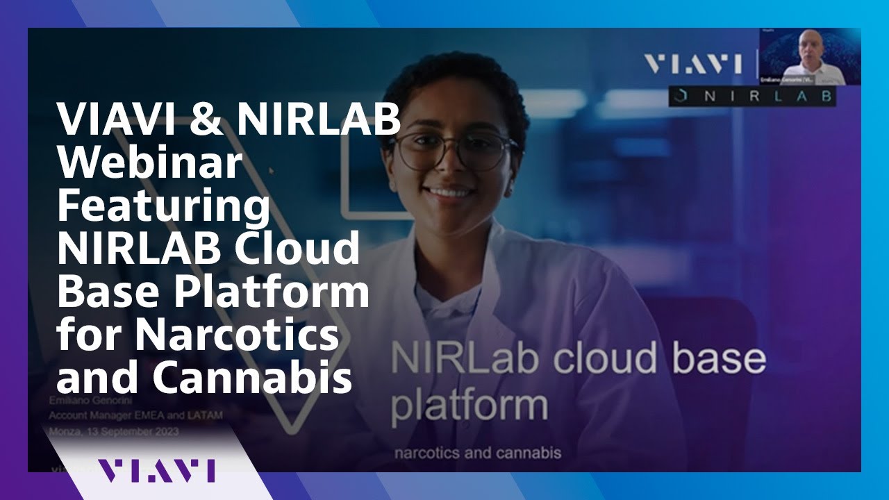 VIAVI & NIRLAB Webinar featuring NIRLAB cloud base platform for ...