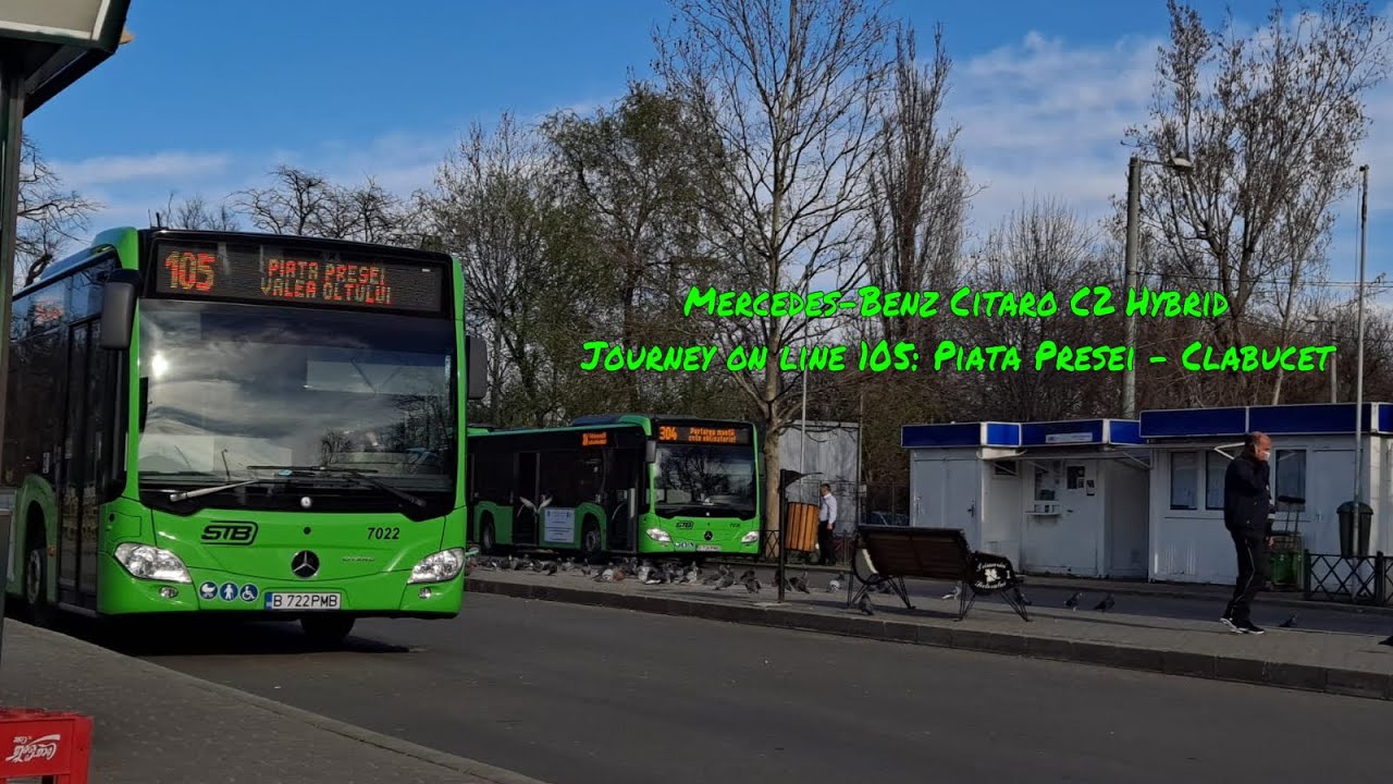 Mercedes-Benz Citaro C2 Hybrid - STB - Spotting + Journey [4K] - YouTube