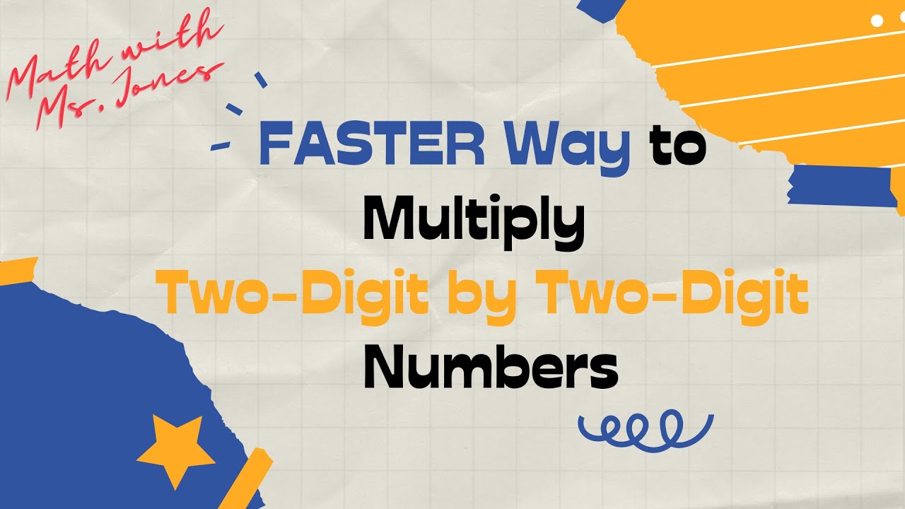 Fast and Different Way to Multiply Double Digit Numbers - YouTube