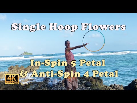 In-spin 5 Petal Flowers & Anti-spin 4 Petal Flowers - YouTube
