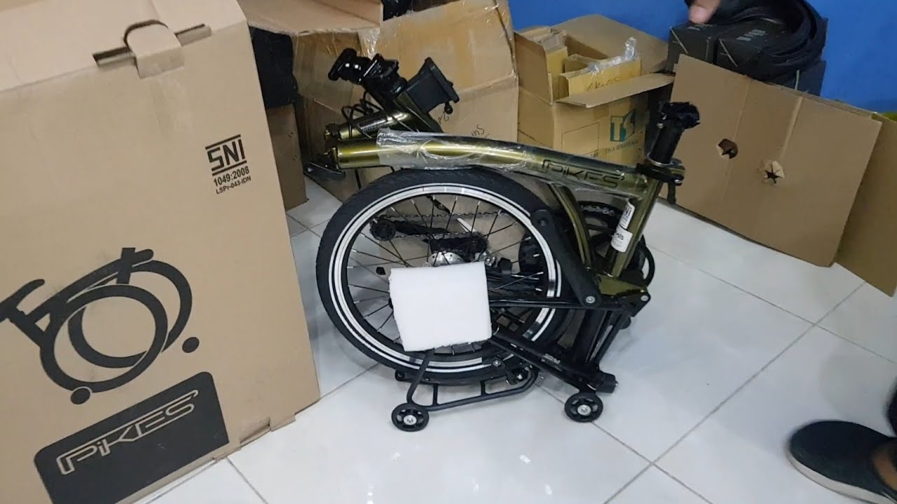PIKES GEN2 MIRIP PLEG BROMPTON (UNBOXING PIKES GEN 2) - YouTube
