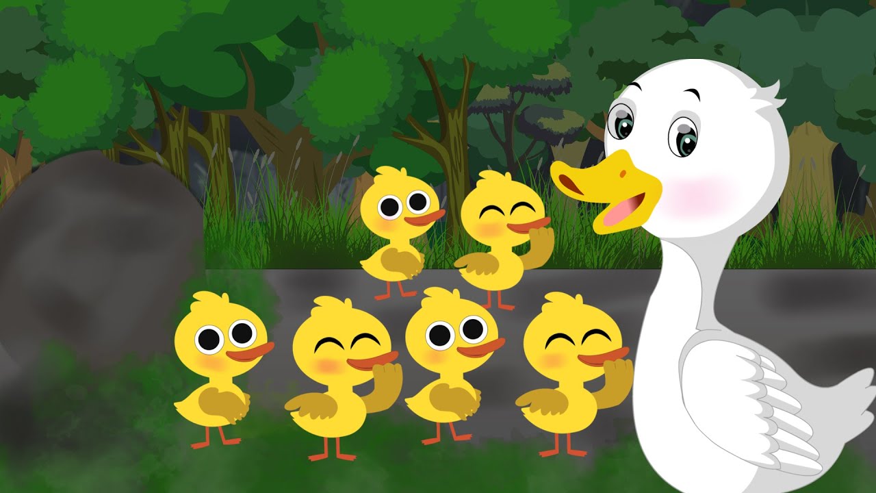 Seven Little Ducks | Kids songs & Nursery Rhymes |Ducks for kids - YouTube
