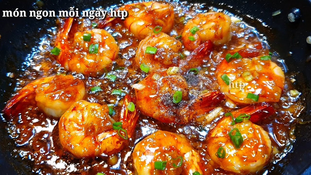 Cách KHO TÔM NGON dễ làm | món ngon mỗi ngày htp - YouTube