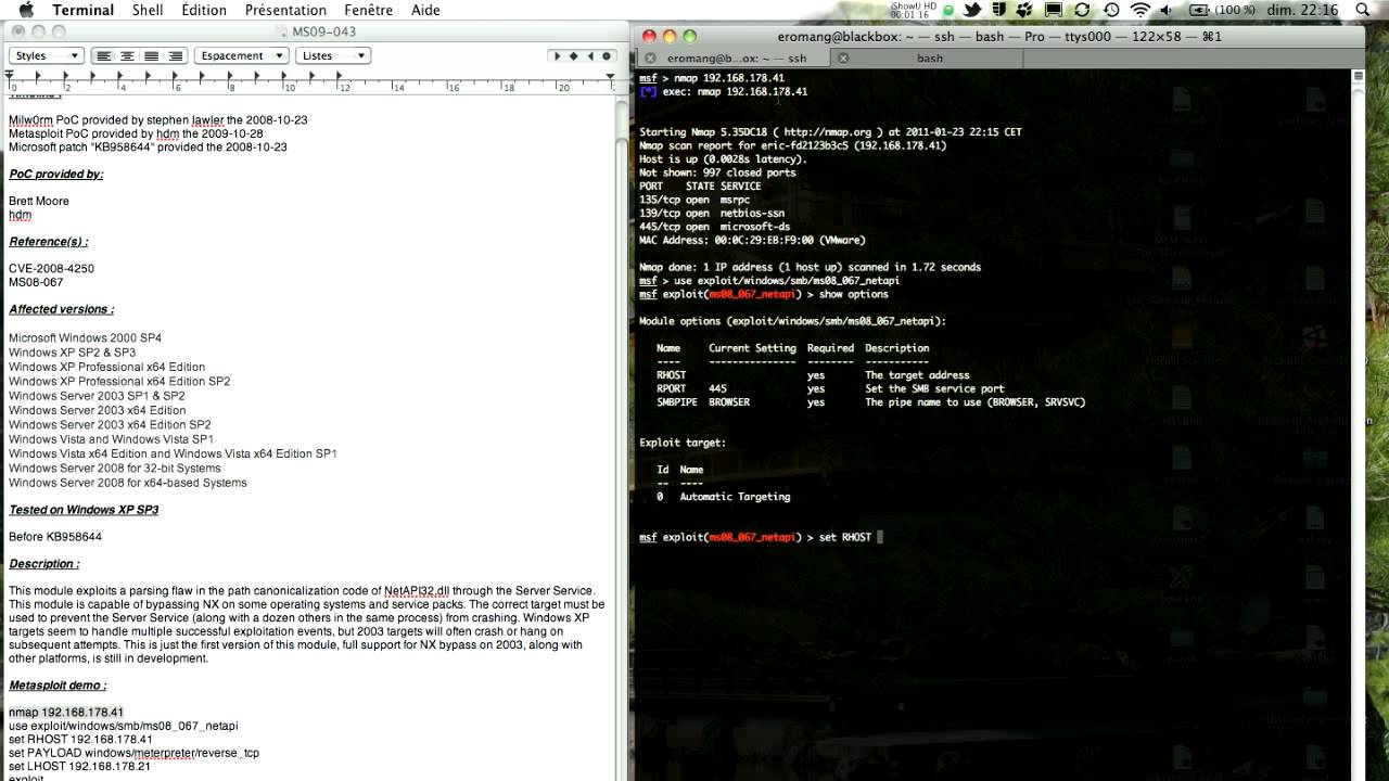 MS08-067 : Microsoft Server Service Relative Path Stack Corruption ...