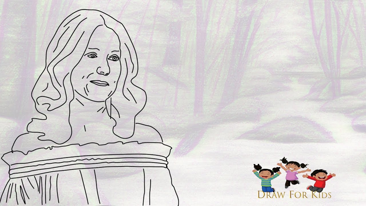 How To Draw - Kate Middleton - Duchess Of Cambridge for kids education ...