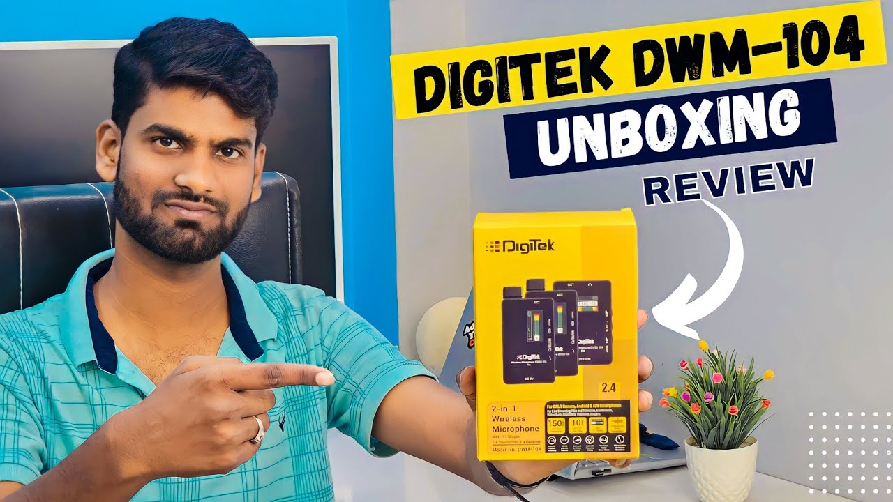 Digitek DWM-104 Wireless Mic Unboxing & Review | Digitek Wireless ...