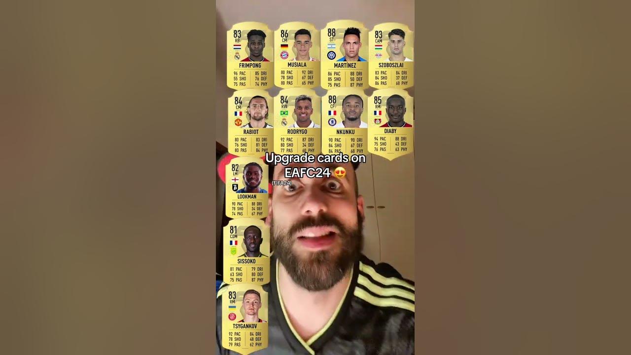 Cards Upgrade Eafc 24 Youtube