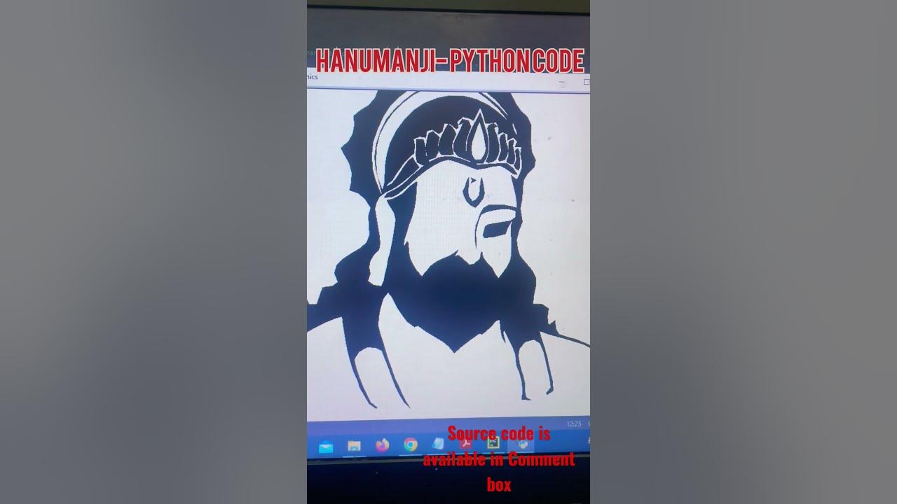 Hanuman Ji Python Code #python #hanumanji #shorts - YouTube
