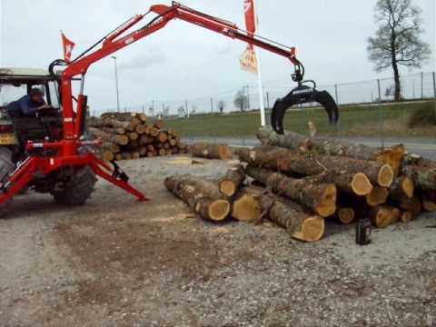 Grue forestiere AGRIDUARTE vendue par OCCAMAT - YouTube