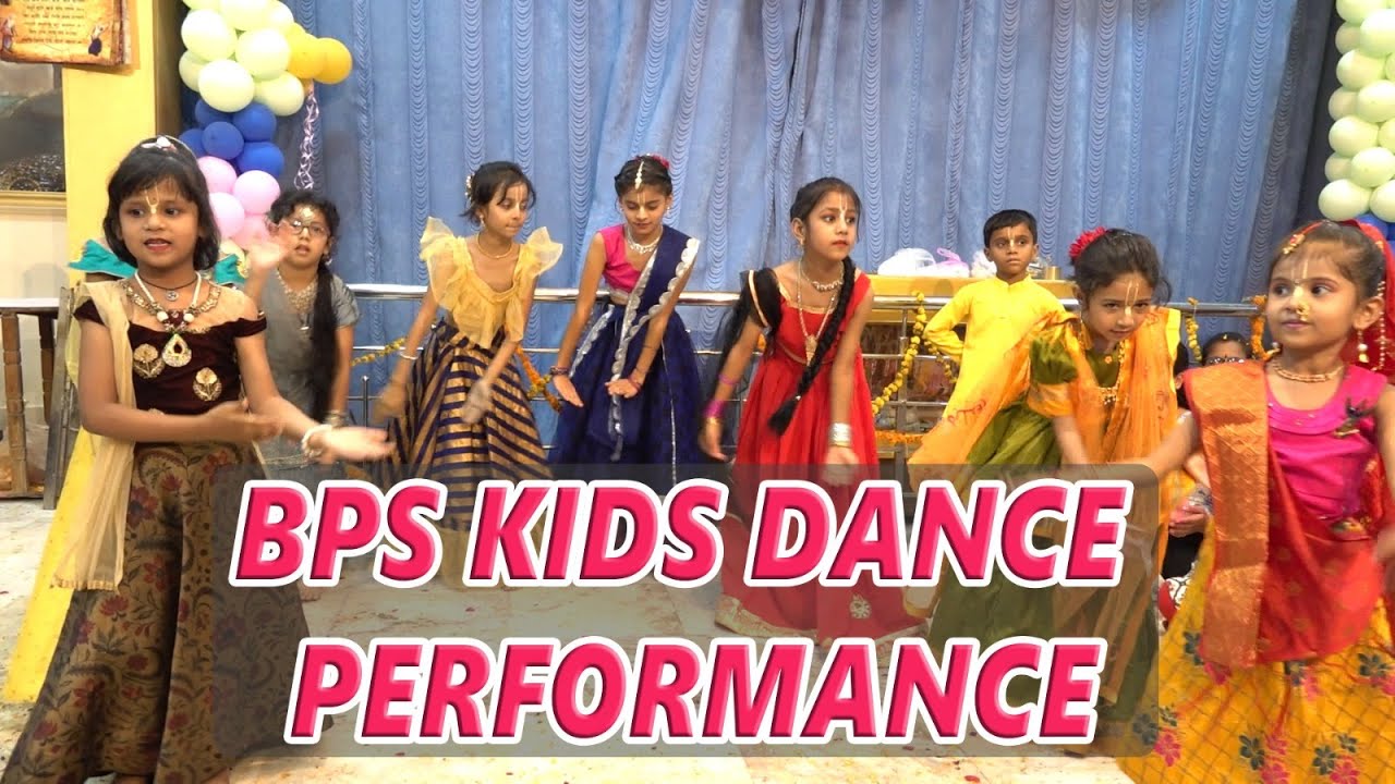 BPS Kids Dance Performance || Gaura Purnima Festival || ISKCON Amravati ...