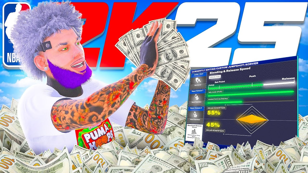 THE MONEY JUMPSHOT FOR GUARDS ON NBA 2K25 + JUMPSHOT FOR POPPERS ON NBA ...