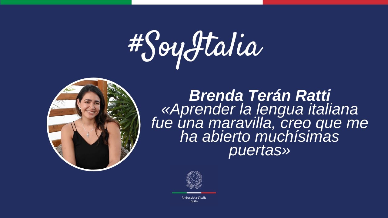 #SoyItalia | Brenda Terán Ratti: «Aprender la lengua italiana fue una ...