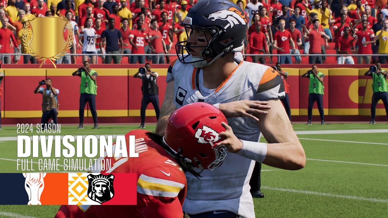 Denver Broncos vs. Kansas City Chiefs | 2025 Divisional Round | Madden ...