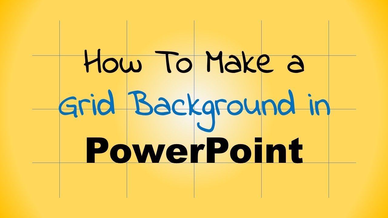 Make A Grid Background In PowerPoint YouTube Make A Grid Background In PowerPoint YouTube