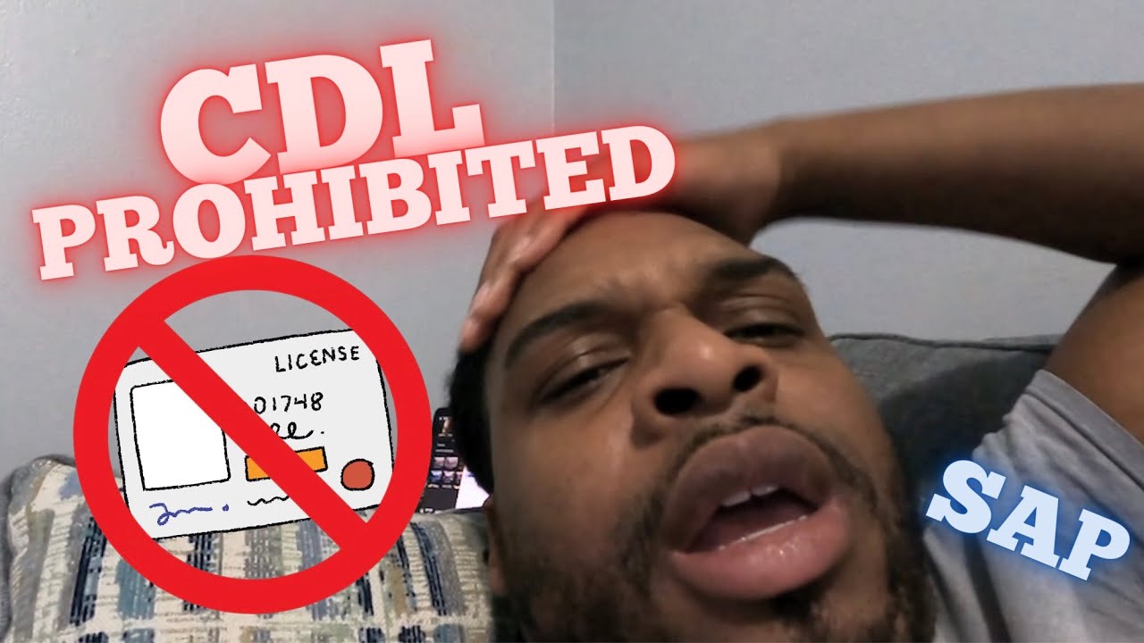 I ALMOST LOST MY CDL WITH 180 THOUSAND OTHER DRIVERS IN THE SAP PROGRAM ...