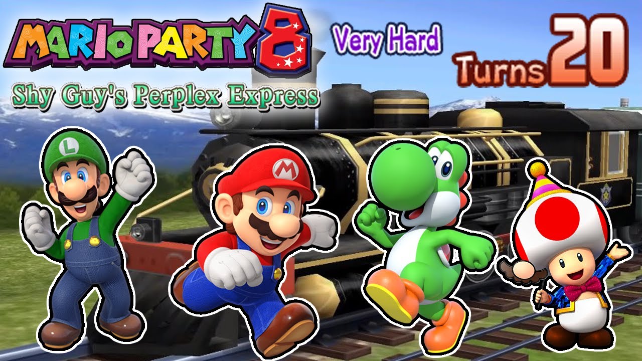Mario Party 8 - Luigi VS Mario VS Yoshi VS Toad - Shy Guy's Perplex ...