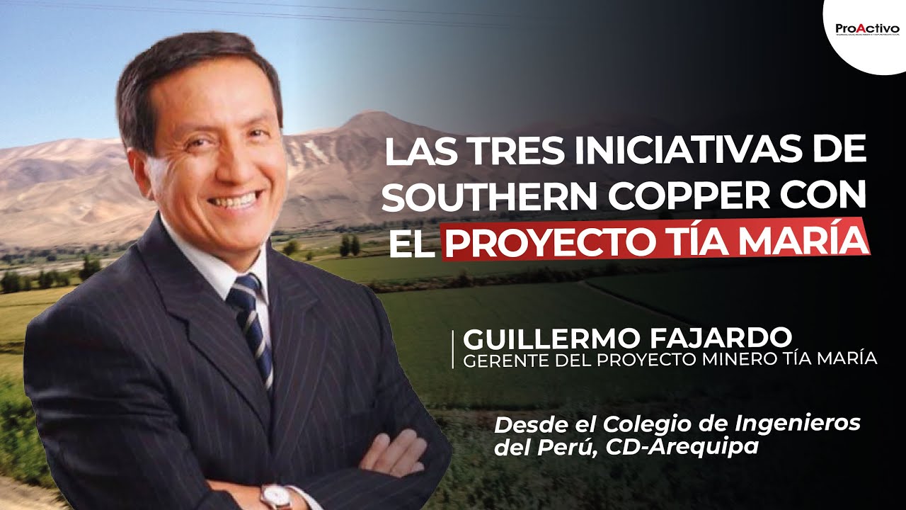 Las tres iniciativas de Southern Copper con el proyecto Tía María - YouTube