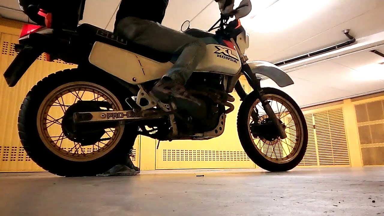 starting a Honda XL600LM (PD04) 1987 - YouTube