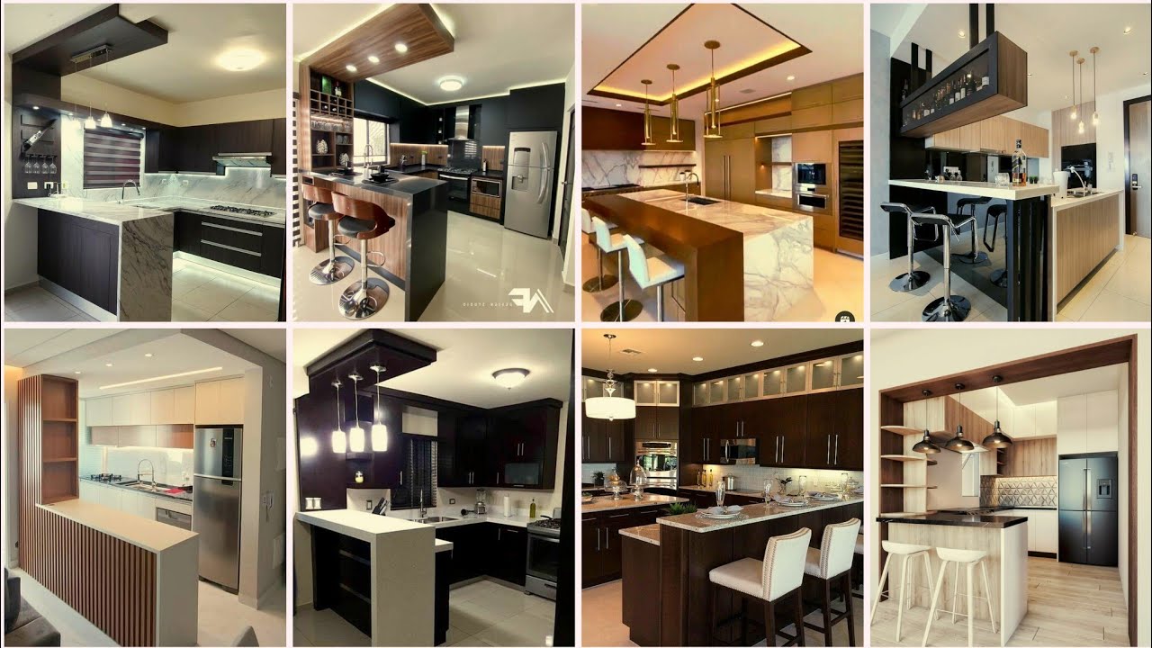 Amazing Open Kitchen With Hall Design | Modern Semi Open Kitchen Design ...